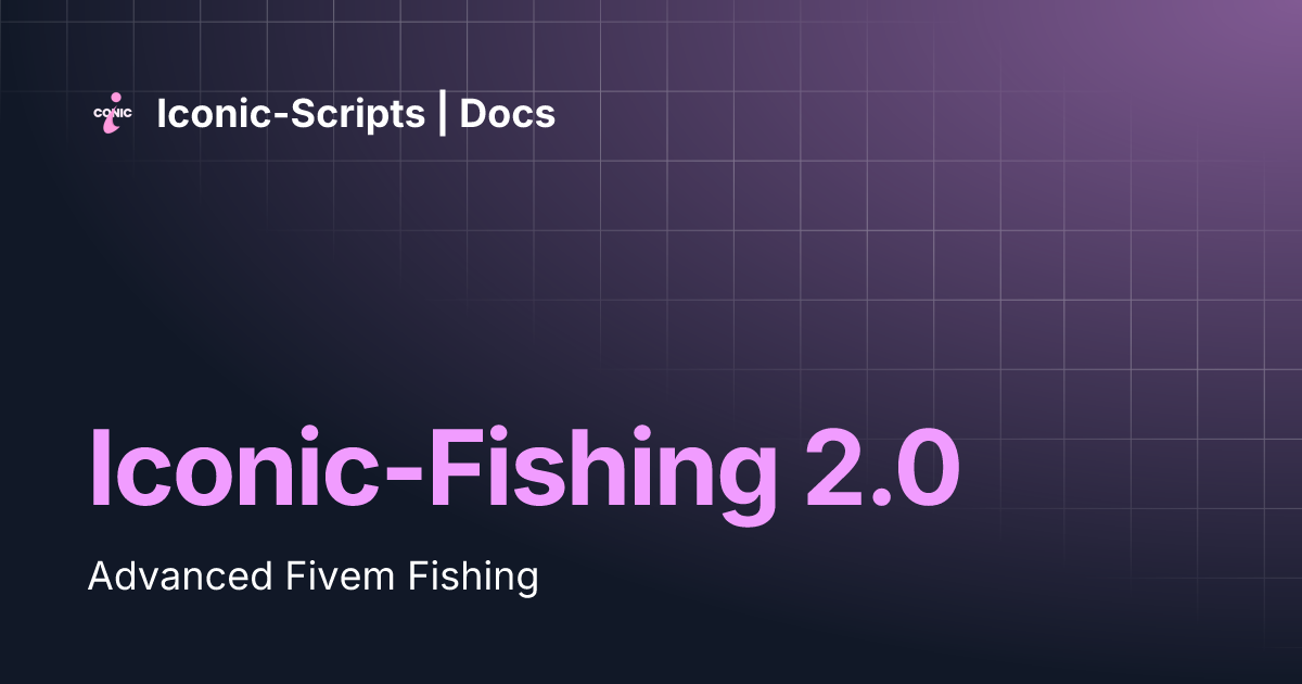 Advanced Realistic Fishing | Iconic-Scripts | ESX/QB/QBOX - FiveM ...